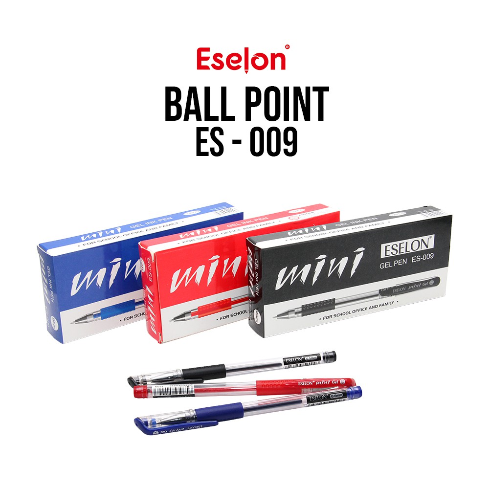 Jual Pulpen / 12pcs pulpen gel / ballpoint / Pulpen gel MINI Eselon ...