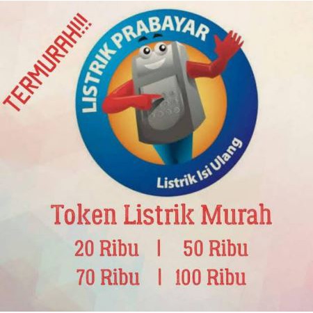 Jual PROMO TOKEN LISTRIK/PULSA ISI ULANG PLN 20 50 100 rb MURAH 20K ...