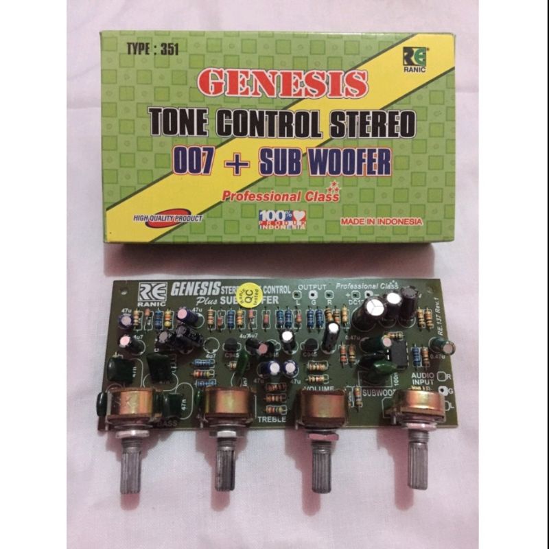 Jual KIT TONE CONTROL STEREO GENESIS 12V DC | Shopee Indonesia