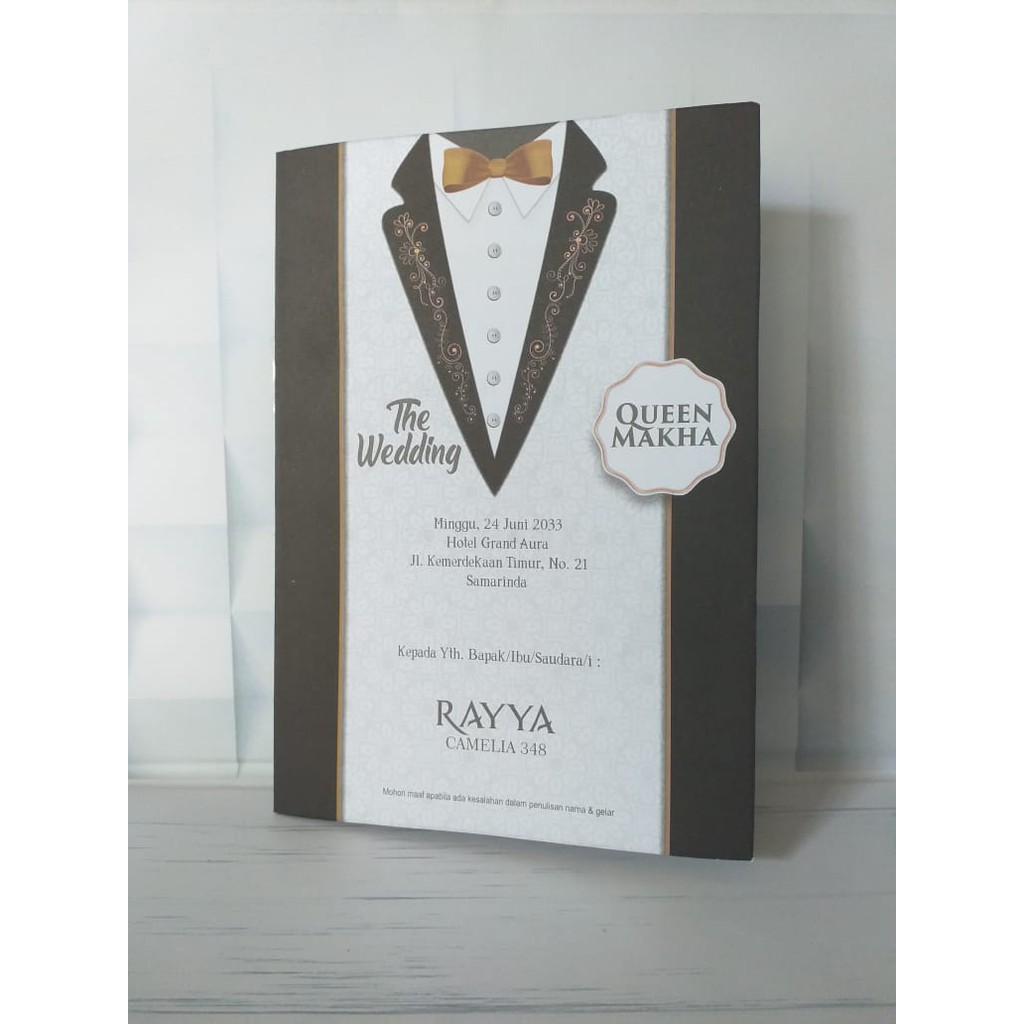 Jual BLANGKO PERNIKAHAN RAYYA 348 - HARGA MURAH TAMPILAN MEWAH | Shopee ...