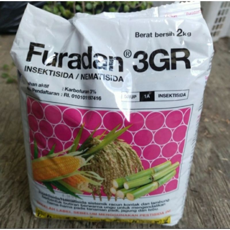 Jual Furadan 3 GR, 2 kg, insektisida furadan 2000 gram, racun hama ...