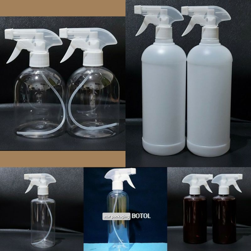 Jual Botol Spray 500ml / Botol Kispray 1 Liter Tutup Kispray Import ...