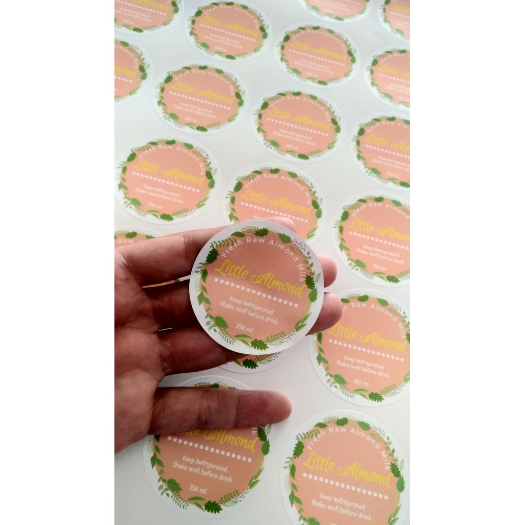 Jual CETAK STIKER PRODUK VYNIL & KISS CUTTING UKURAN A3 | Shopee Indonesia