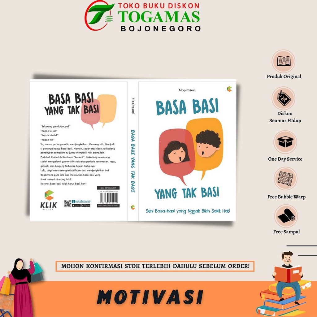 Jual READY//BASA BASI YANG TAK BASI : Seni Basa Basi yang Nggak Bikin ... Jual READY//BASA BASI YANG TAK BASI : Seni Basa Basi yang Nggak Bikin ...