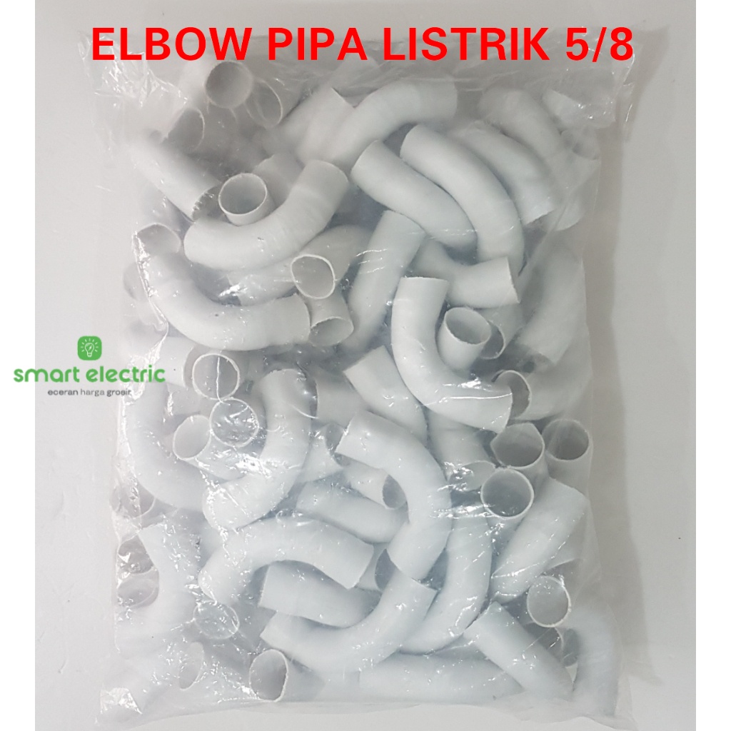 Jual Elbow Pipa Listrik L Bow 5/8 Sambungan Pipa Kuat Tebal Bagus ...
