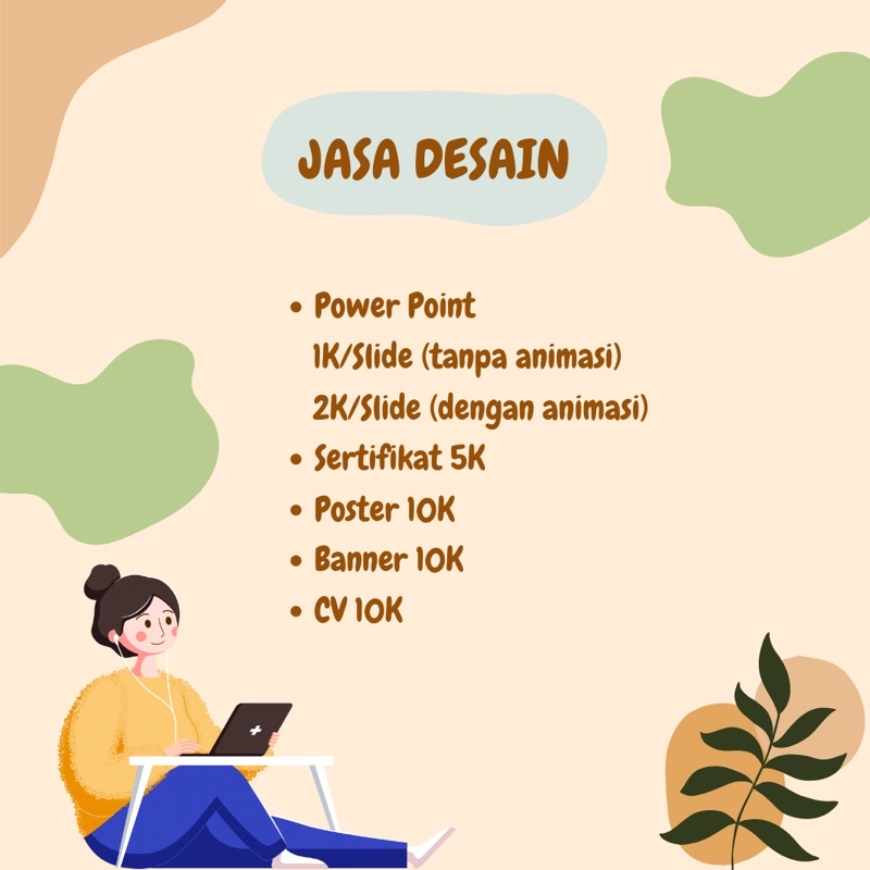 Jual JASA DESAIN POWER POINT (PPT), SERTIFIKAT, POSTER, BANNER, CV ...