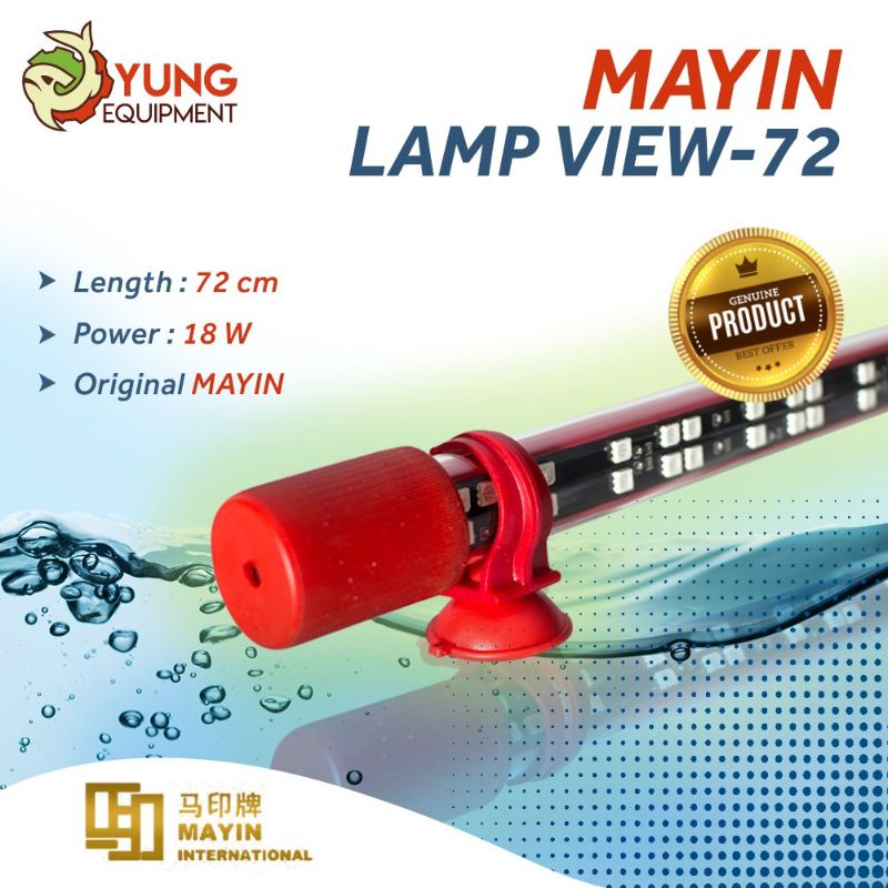Jual Lampu Led Aquarium Mayin view 72cm | Shopee Indonesia