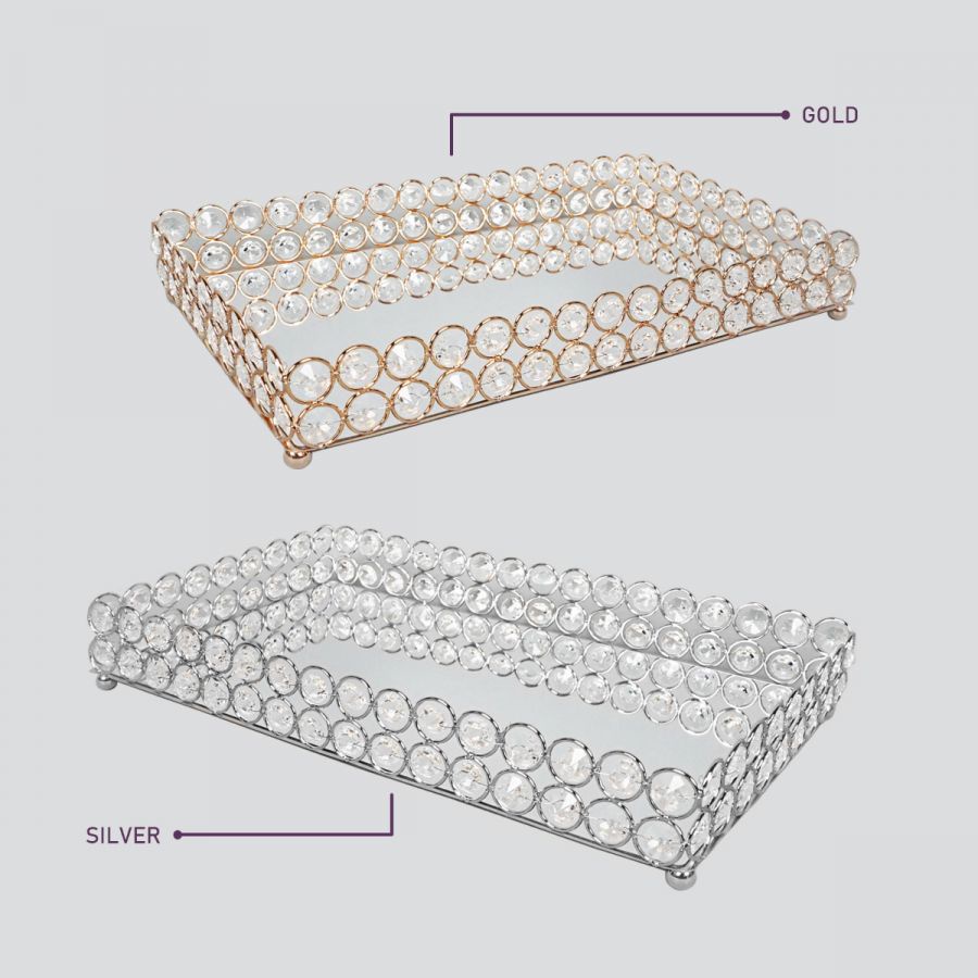 Jual RECTANGULAR CRYSTAL TRAY | Shopee Indonesia