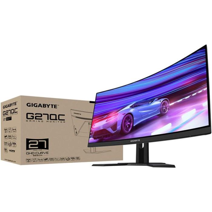 Jual Gigabyte G27QC A-EK CSOT 27 Inch Curved - QHD 165Hz 1ms Gaming ...