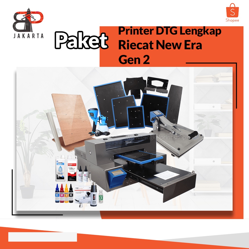 Jual PAKET PRINTER DTG NEW ERA GEN 2 LENGKAP | Shopee Indonesia