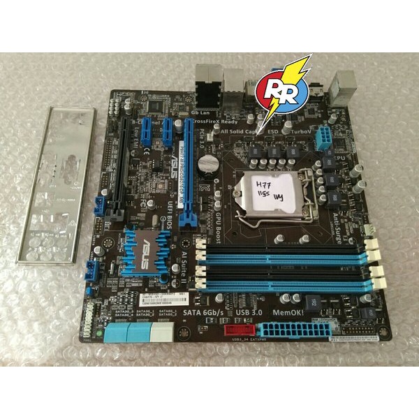 Jual Mainboard Mobo Motherboard Pc Merk Asus P8 H77 1155 4 Slot Ram USB ...