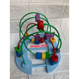 Jual Mainan Kayu Edukasi Wire Game 4 alur Mainan Logika anak PAUD TK ...