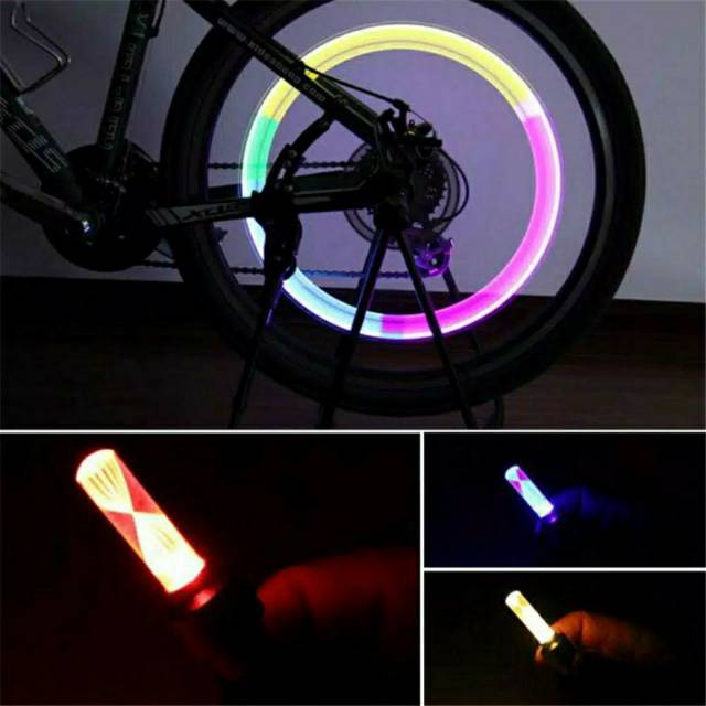 Jual LAMPU LED BAN SEPEDA FULL COOLORS 7 WARNA | Shopee Indonesia