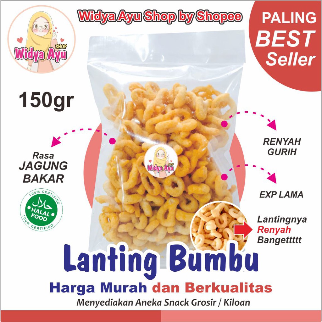 Jual LANTING KEBUMEN BUMBU RASA JAGUNG BAKAR MANIS ASLI 150GR LANTING ...