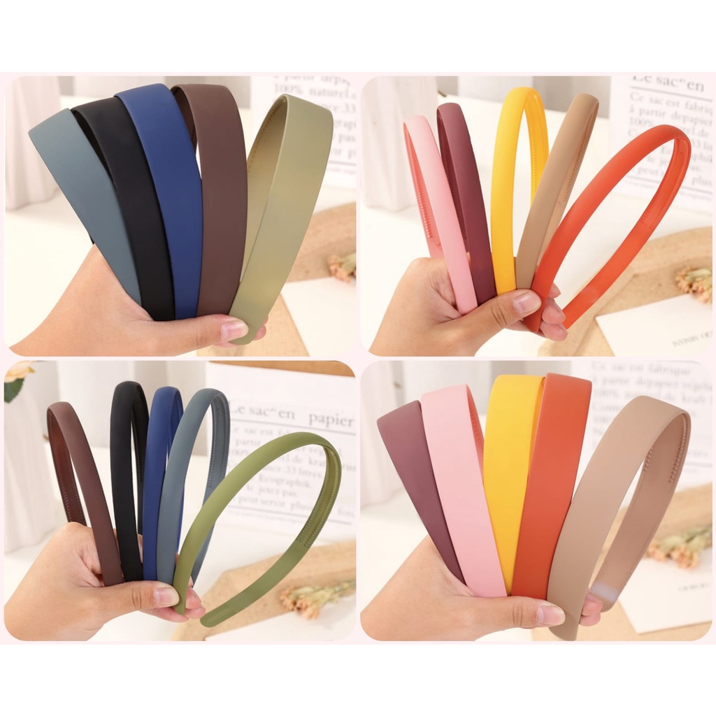 Jual PREMIUM Bando Polos Doff Bando Korea Jumbo Bandana Korea Indonesia ...