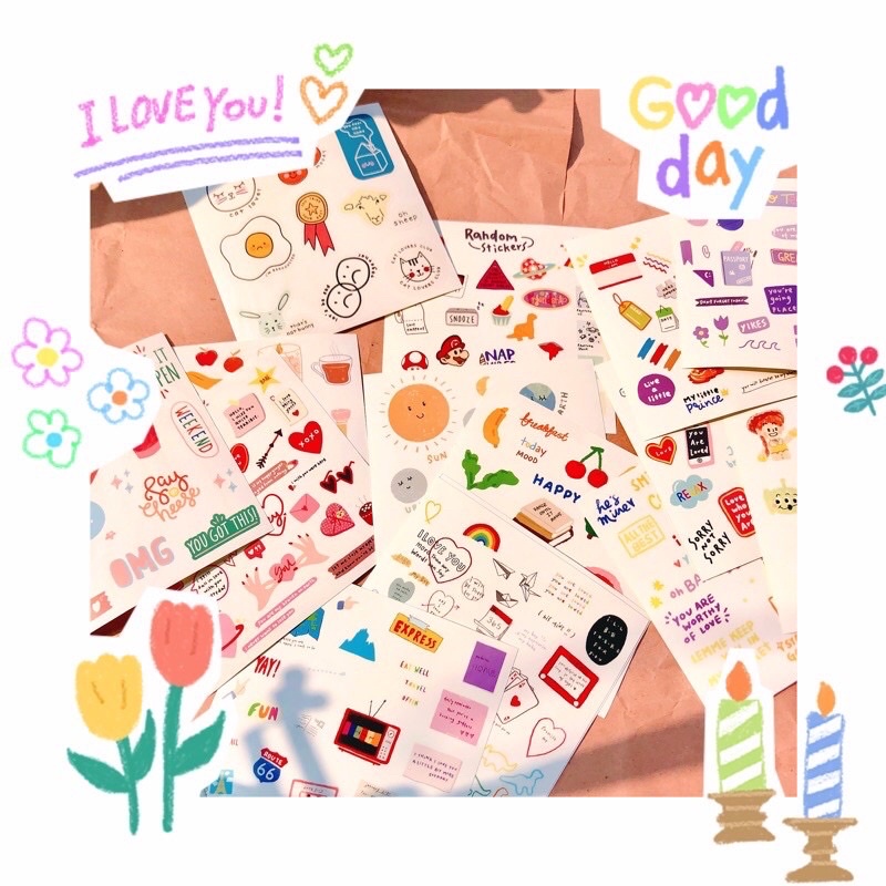 Jual STICKER LUCU SIAP PAKAI SUDAH CUTTING | Shopee Indonesia