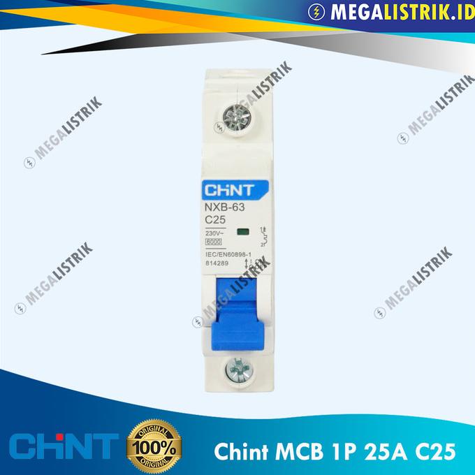 Jual hanya disini] Chint MCB 1P / Phase 25 Ampere / 25A / 25 A 6kA SNI NXB-63 C25 | Shopee Indonesia