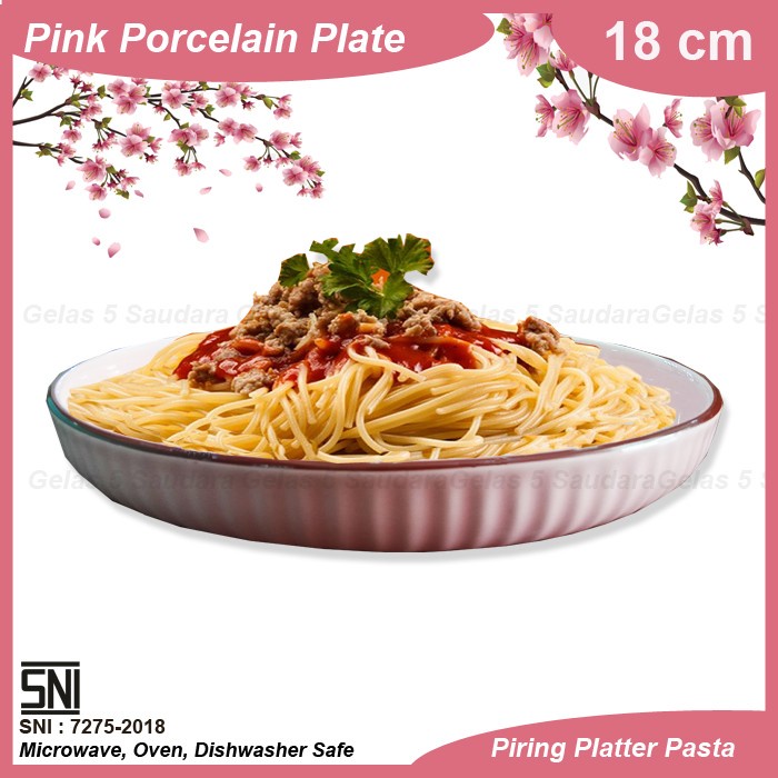 Jual Piring Pasta Porcelain - Piring Spaghetti - Porcelain Plate ...
