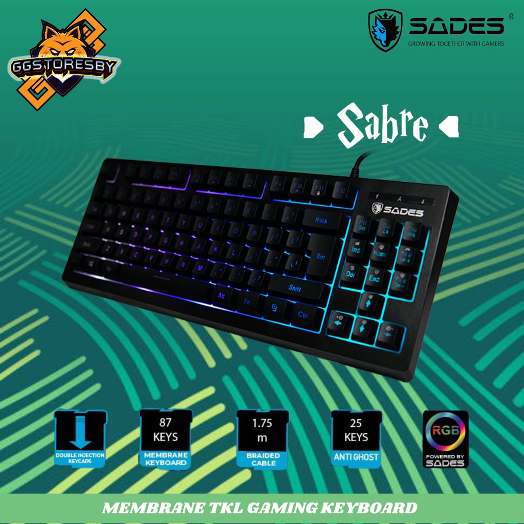 Jual SADES SABRE TKL RGB Gaming Keyboard | Shopee Indonesia