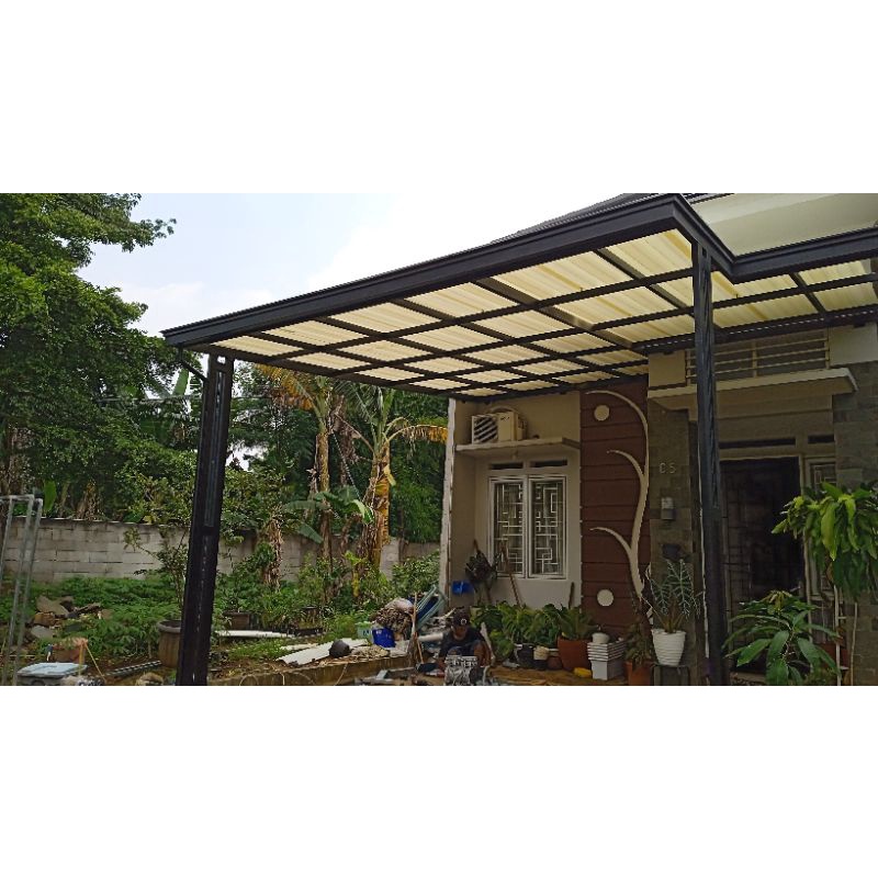 Jual Kanopi Alderon UPVC Transparan Indonesia|Shopee Indonesia