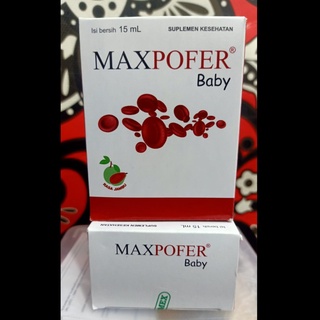 Jual MAXPOFER BABY LIPOFER MEMENUHI KEBUTUHAN ZAT BESI BAYI (BOTOL 15 ...