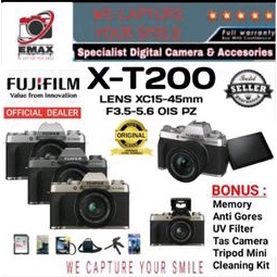 Jual FUJI FILM X-T200 XC 15-45mm F3.5-5.6 OIS PZ WiFi Camera Fuji XT200 ...