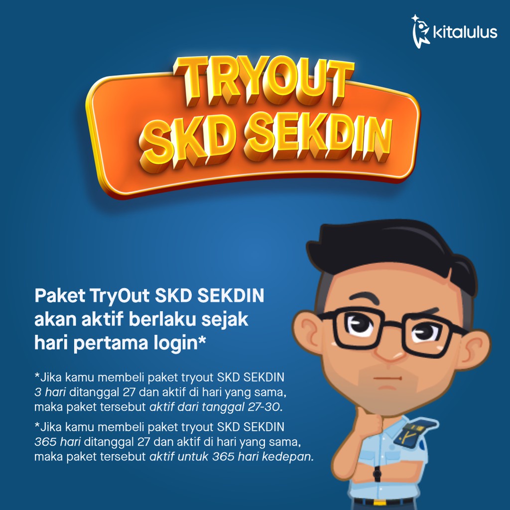 Jual E-Voucher KitaLulus Paket Try Out SKD Kedinasan 365 Hari Indonesia ...
