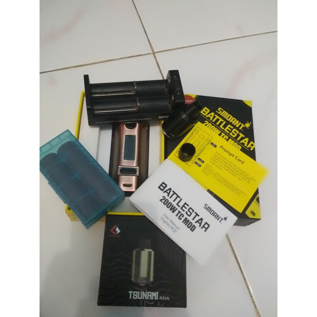 Jual SMOANT BATTLESTAR 200W MOD (Free Battery) | Shopee Indonesia