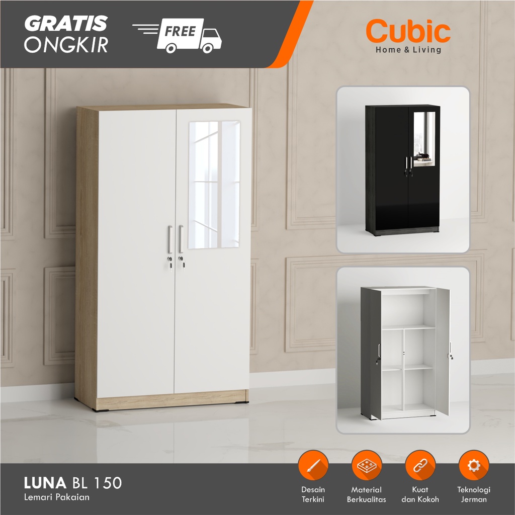 Jual Cubic Lemari Pakaian Kecil Minimalis / Almari Baju Serbaguna 2 ...