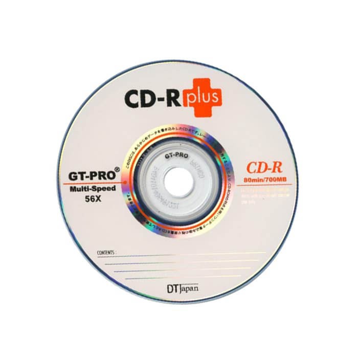 Jual CD-R PLUS GT PRO | CD DISC BLANK | CD KOSONG ECERAN | Shopee Indonesia