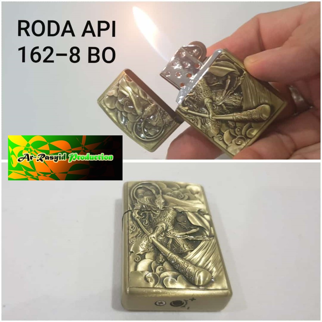 Jual Korek Api Roda Model Zippo Motif Sun Wukong Kera Sakti 162-8 BO | Shopee Indonesia