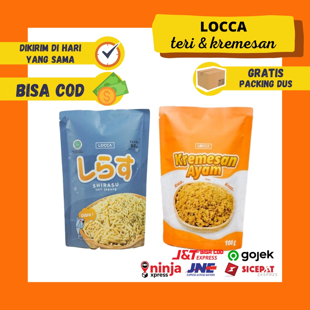 Jual Locca Shirasu Teri Murni Mpasi Camilan Lauk Protein Hewani Jepang ...