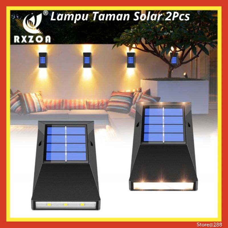 Jual Lampu Taman Solar Cell Panel Tenaga Surya Dinding Gantung koridor ...