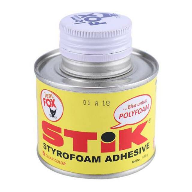 Jual Lem Fox Stik Kaleng (Styrofoam Adhesive) Indonesia|Shopee Indonesia