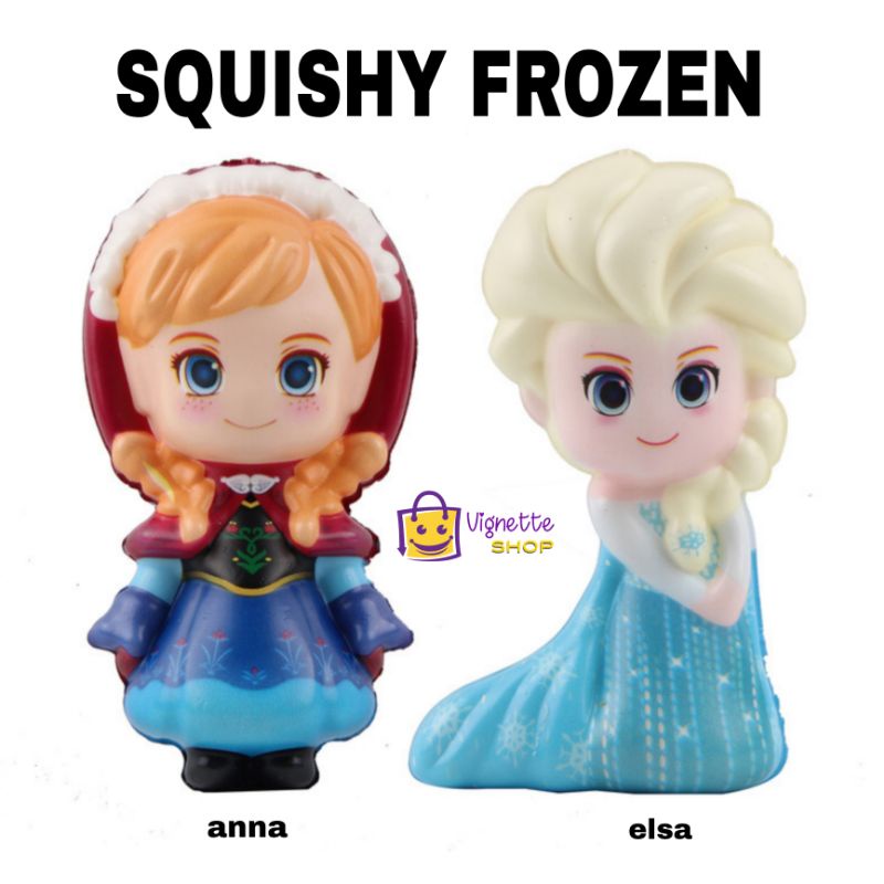 Jual Squishy Anna Elsa Frozen Princess | Squishi | Squisy | Mainan Anak ...