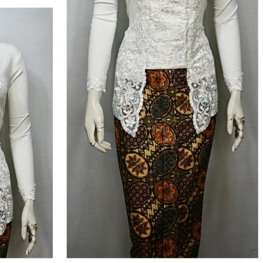 Jual Indah KEBAYA KUTUBARU LENGAN PANJANG BORDIR SENADA KATUN STRETCH ...