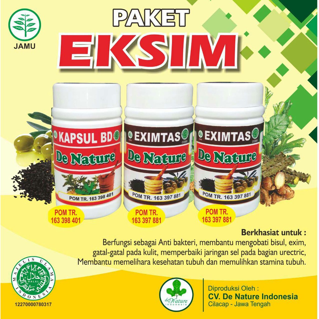 Jual Obat Exim Eksim Kering Basah, gatal luka, panu, kadas kurap ...