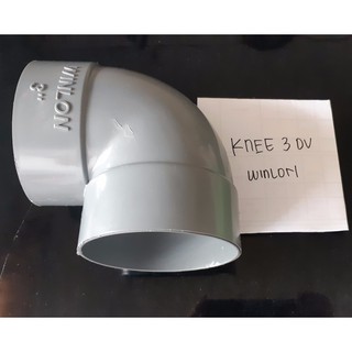 Jual KNEE / KNIE 3 DV / ELBOW L WINLON (SAMBUNGAN PIPA PVC) | Shopee ...
