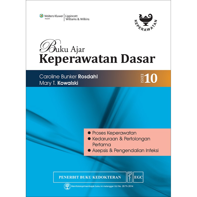 Jual Buku Ajar Keperawatan Dasar Rosdahl Edisi 10 Proses Keperawatan | Shopee Indonesia