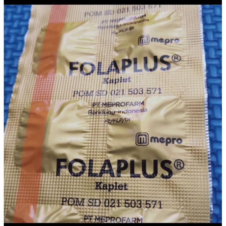 Jual folaplus vitamin per strip | Shopee Indonesia