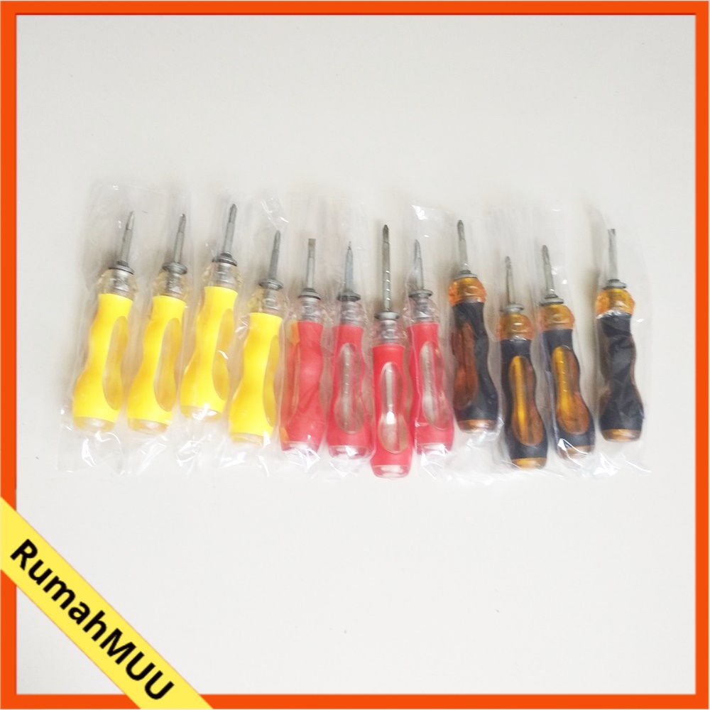 Jual Obeng PER MINI Obeng Mini Bisa Min (-) Plus (+) Obeng Dua Arah ...