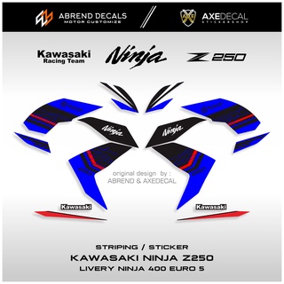 Jual Striping Ninja Z 250 Livery Ninja 400 Euro 5 / Stiker Motor ...