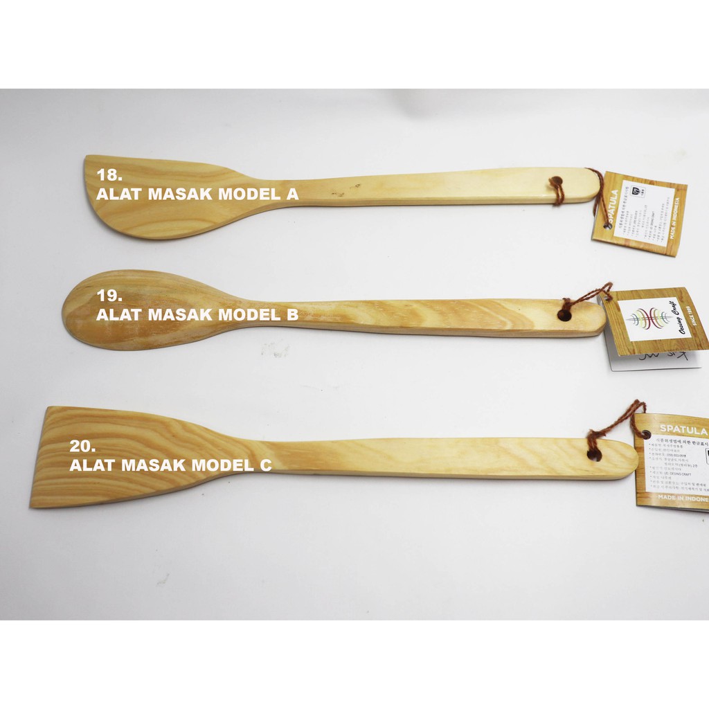 Alat Masak Kayu (Berbagai Bentuk) | Shopee Indonesia