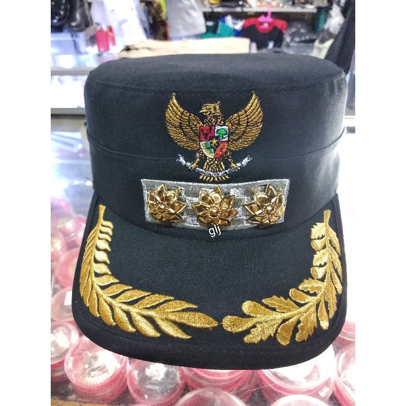 Jual Topi komando bupati hitam | Shopee Indonesia