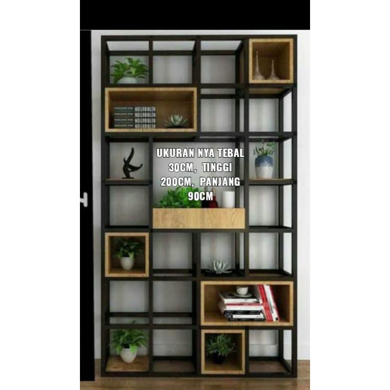 Jual partisi penyekat pemisah pembatas ruangan rak serbaguna ...