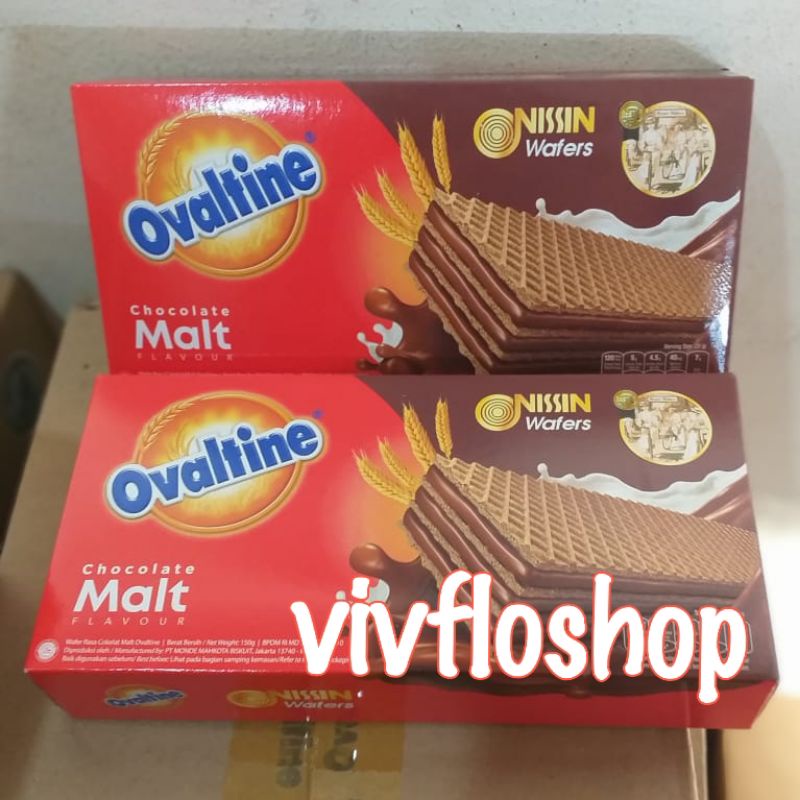 Jual Nissin Wafer Ovaltine / Wafer Ovaltine Choco Malt 150 gram ... Jual Nissin Wafer Ovaltine / Wafer Ovaltine Choco Malt 150 gram ...