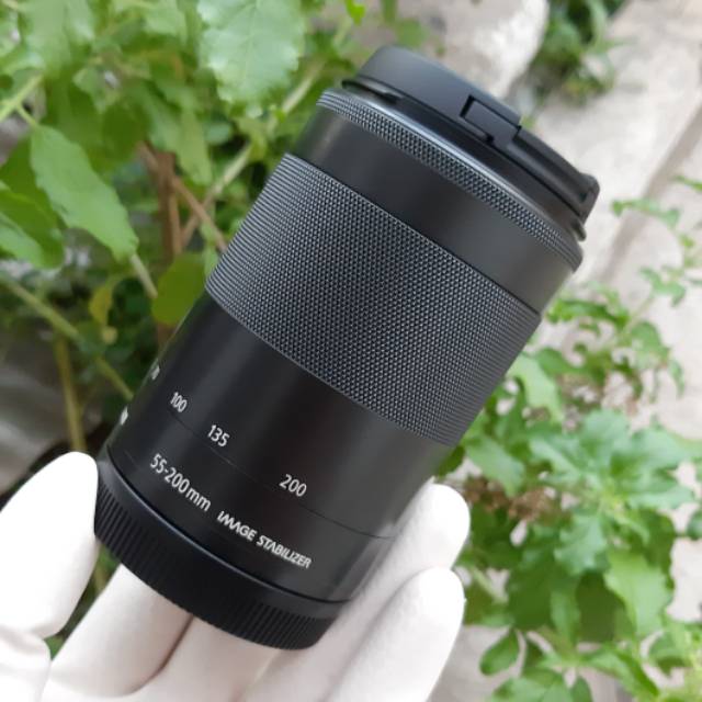 LENSA TELE CANON 55-200MM BUAT MIRORLESS M3 M100 M10 M50 M6 M5 | Shopee ...