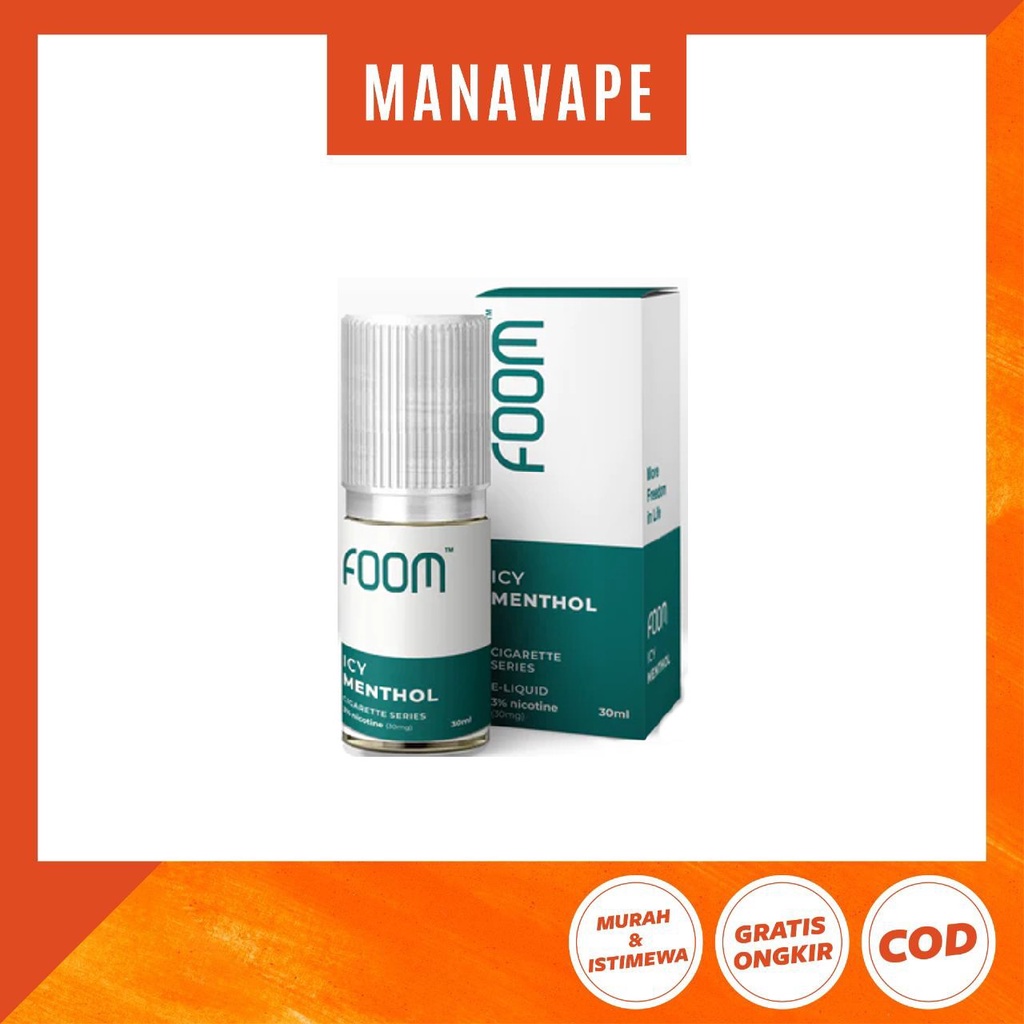 Jual FOOM ICY MENTHOL SALT NIC 30ML | Shopee Indonesia