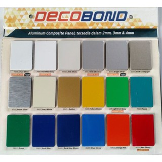 Jual ACP - Alumunium Composite Panel Decobond tebal 3mm - Pure White ...