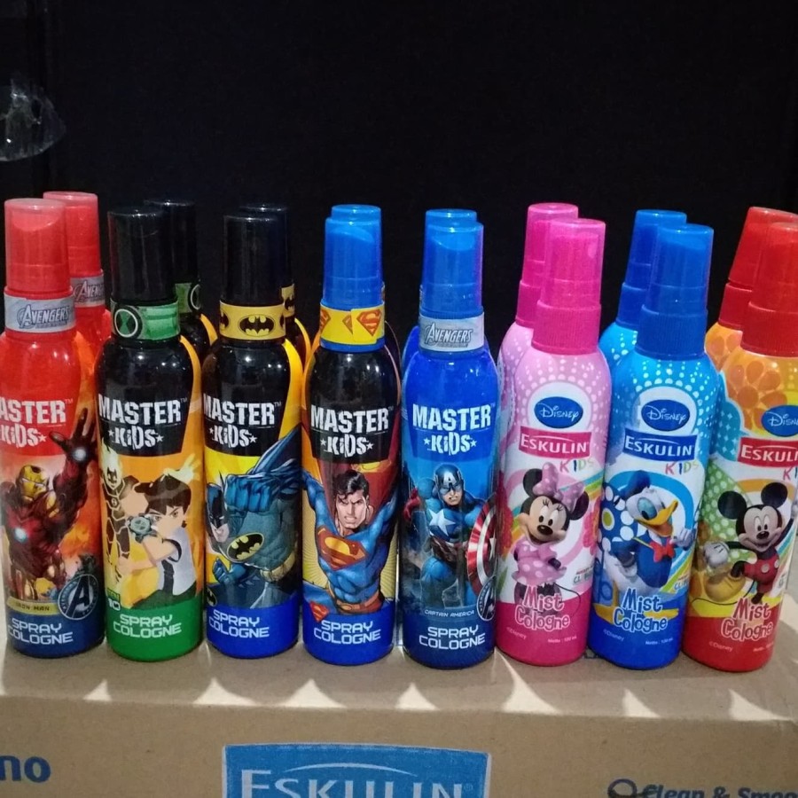Jual Master Kids / Eskulin spray cologne / parfum anak | Shopee Indonesia